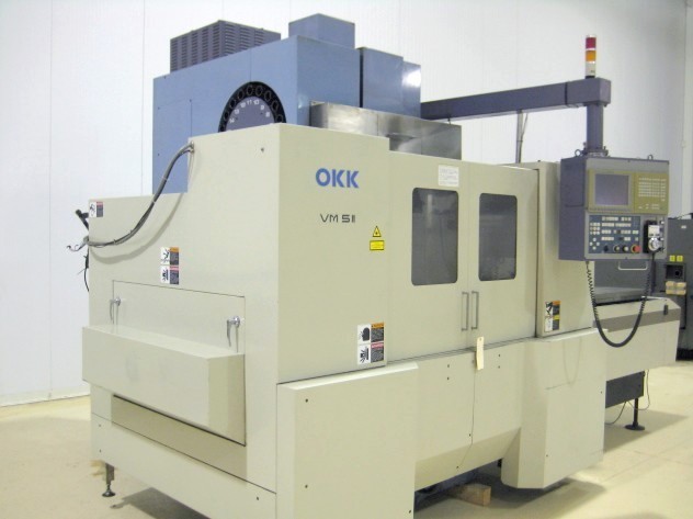 CNC VERTICAL MACHINING CENTERS: OKK VM-5 II APC CNC MILL, OKK NEOMATIC 635, 40 x 20 x 20, 8000 ...