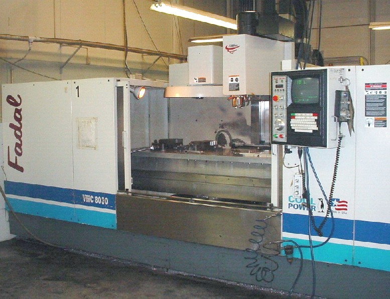 CNC VERTICAL MACHINING CENTERS: FADAL VMC-8030 HT CNC MILL, 80 x 30 x 30, 15000 RPM, 30 TOOLS ...