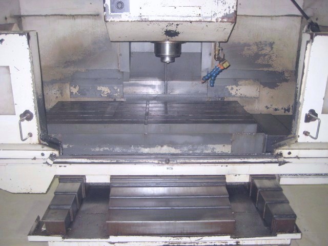 CNC VERTICAL MACHINING CENTERS: TAKISAWA MAC-V4 CNC MILL, FANUC 6MB, 40 ...