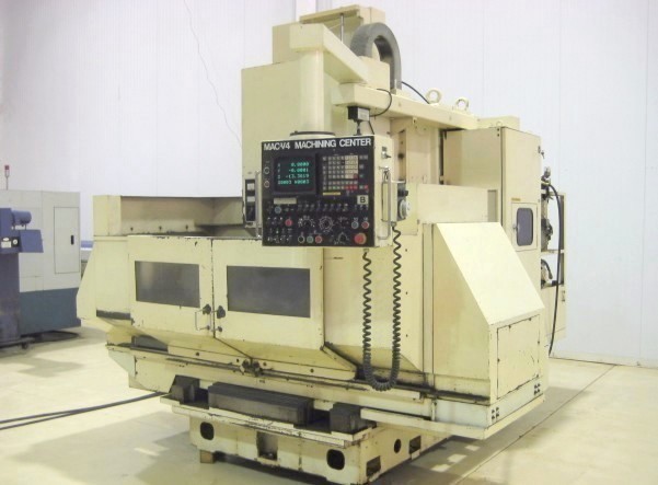 CNC VERTICAL MACHINING CENTERS: TAKISAWA MAC-V4 CNC MILL, FANUC 6MB, 40 ...