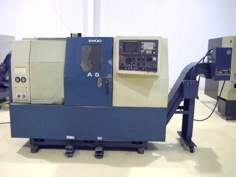 CNC TURNING CENTERS: DAEWOO PUMA 8S CNC LATHE, FANUC OTC, 19.7 SWING ...