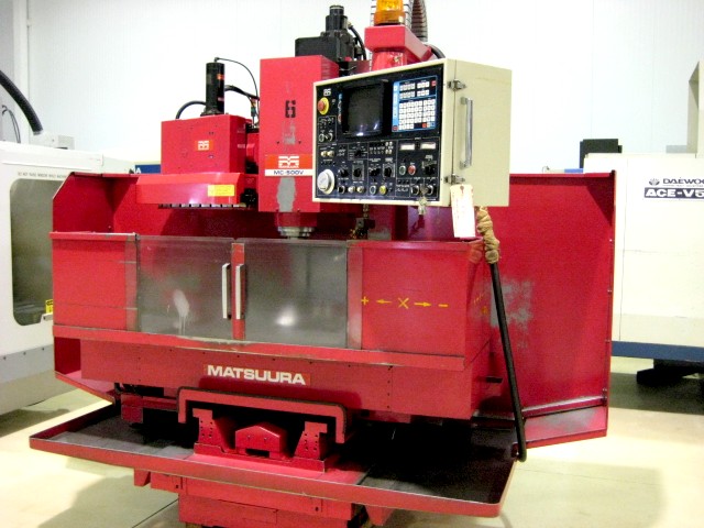 CNC VERTICAL MACHINING CENTERS: MATSUURA MC-500V 2 CNC MILL, YASNAC MX ...