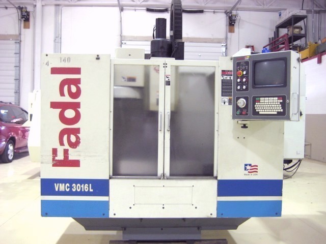 CNC VERTICAL MACHINING CENTERS: FADAL VMC-3016 CNC MILL, MP CNC CTRL ...