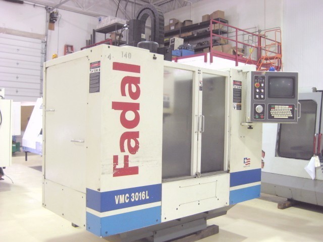 CNC VERTICAL MACHINING CENTERS: FADAL VMC-3016 CNC MILL, MP CNC CTRL ...
