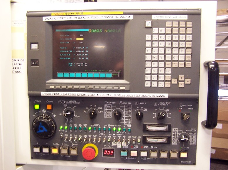 CNC HORIZONTAL MACHINING CENTERS: KITAMURA HX300 CNC MILL, FANUC 15M ...