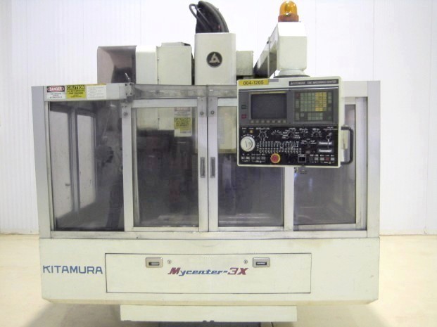 CNC VERTICAL MACHINING CENTERS: KITAMURA MYCENTER 3X CNC MILL, FANUC O ...