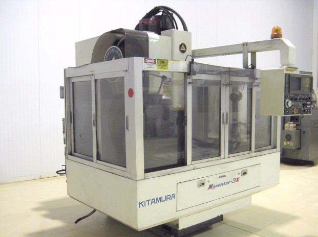 CNC VERTICAL MACHINING CENTERS: KITAMURA MYCENTER 3X CNC MILL, FANUC O ...