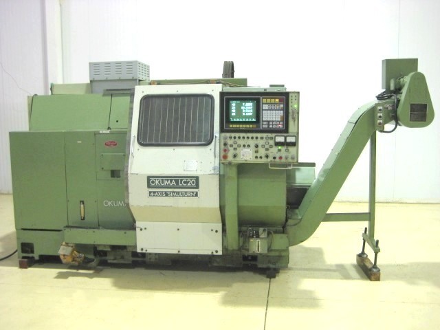 CNC TURNING CENTERS: OKUMA LC-20-2ST 4-AXIS SIMULTURN CNC LATHE, OSP ...