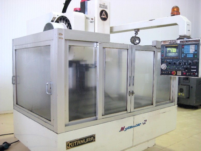 CNC VERTICAL MACHINING CENTERS: KITAMURA MYCENTER 2 CNC MILL, FANUC OM ...