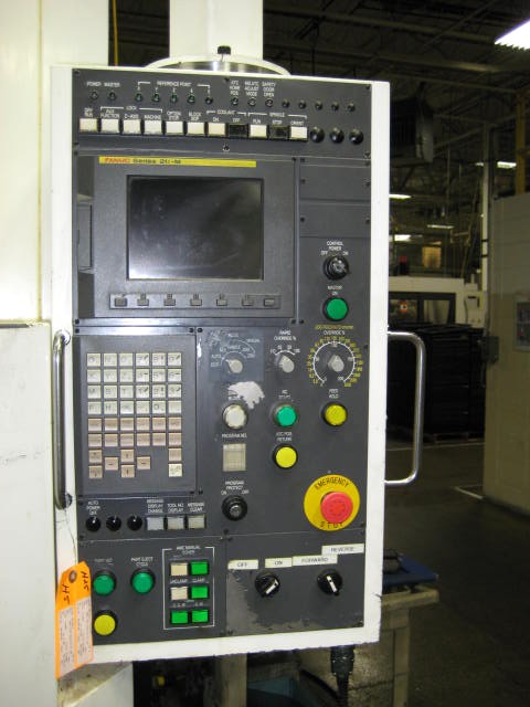 CNC VERTICAL MACHINING CENTERS: NTC NV4G + 2APC CNC MILL, FANUC 21iM ...