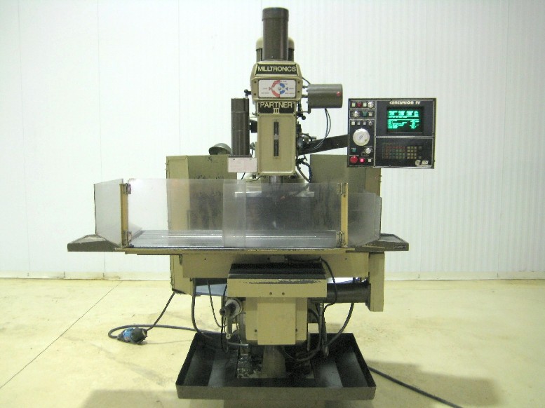 CNC VERTICAL MACHINING CENTERS: MILLTRONICS PARTNER III CNC MILL ...