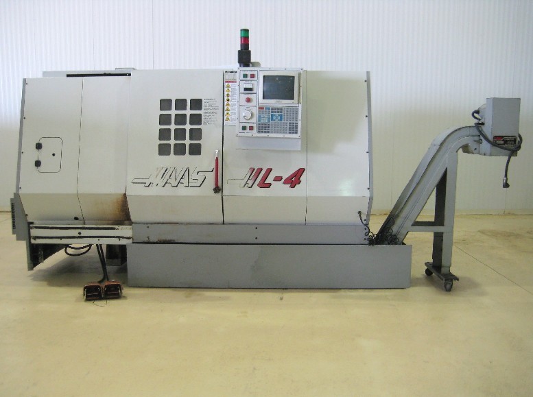 CNC TURNING CENTERS: HAAS HL-4 CNC LATHE, 30 SW, 10 CHUCK, TAIL, FULL ...
