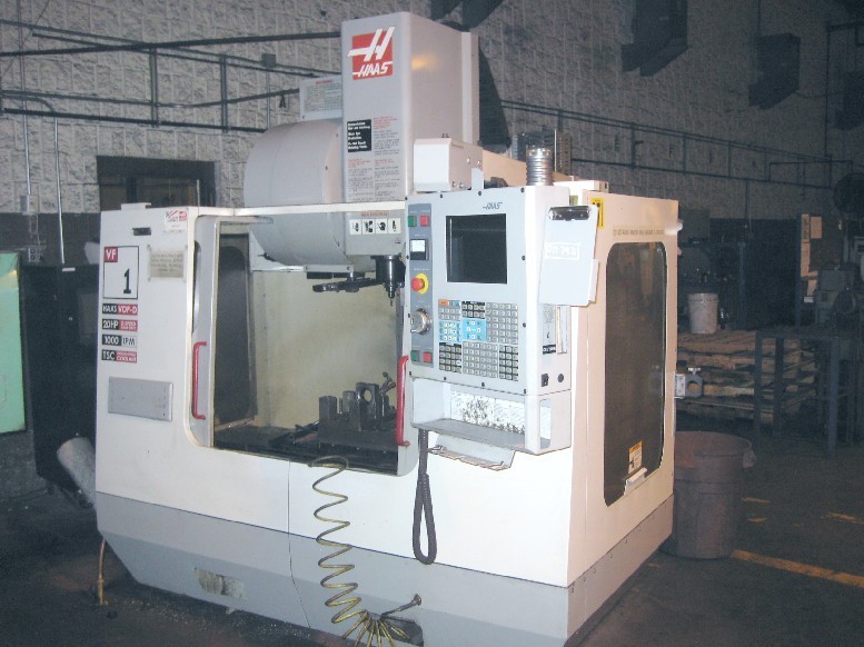 CNC VERTICAL MACHINING CENTERS: HAAS VF-1 CNC MILL, 20 HP GEARBOX, 20 x ...