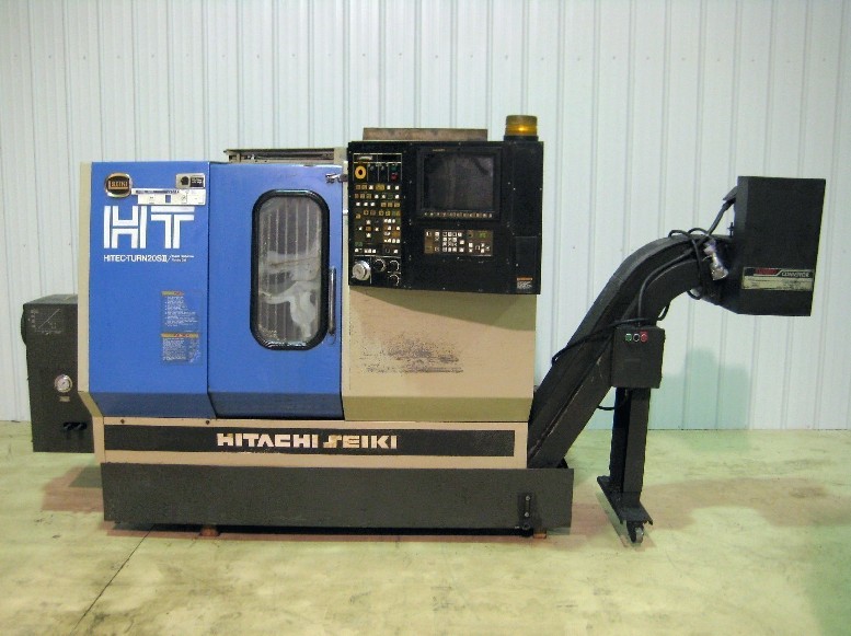 CNC TURNING CENTERS: HITACHI SEIKI HITEC-TURN 20S II CNC LATHE, 8 in ...