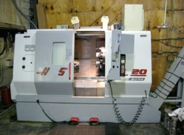CNC TURNING CENTERS: HAAS SL-20 T BIG BORE CNC LATHE, 20 SW, 24 LENGTH ...