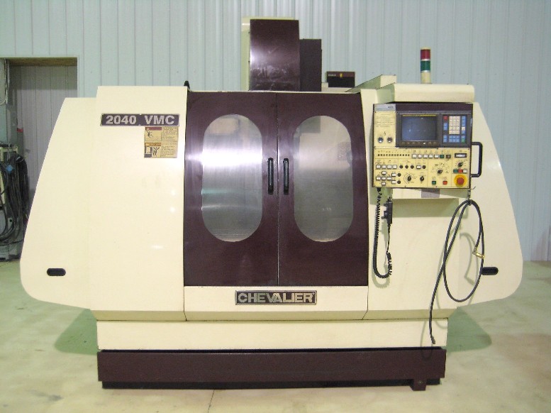 CNC VERTICAL MACHINING CENTERS: CHEVALIER 2040 VMC CAT 40 TAPER CNC ...