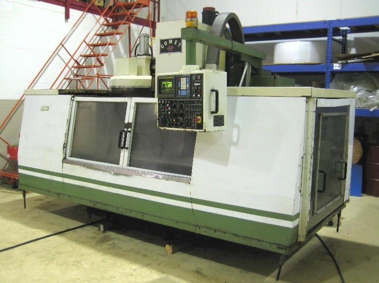 CNC VERTICAL MACHINING CENTERS: MIGHTY COMET VMC-1250 P/G 50 TAPER CNC ...