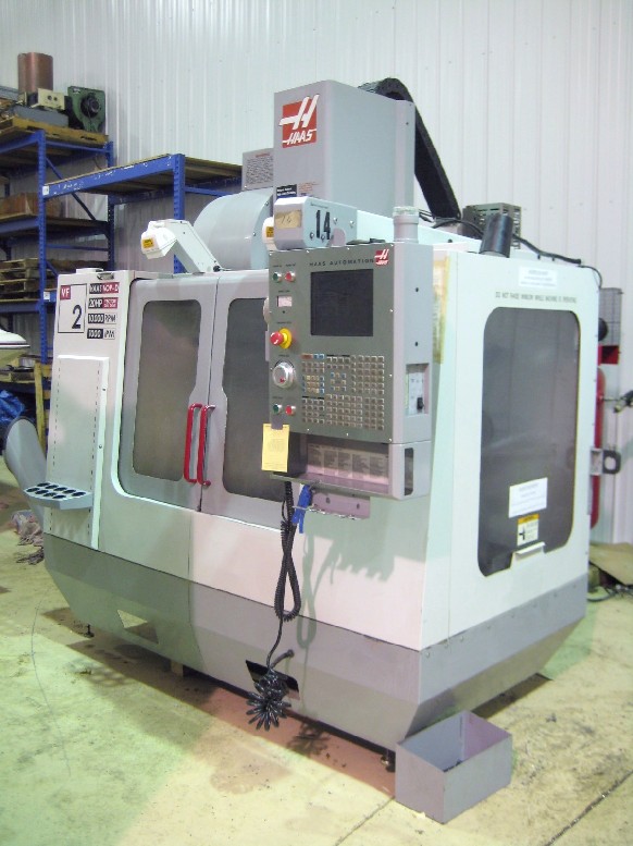 CNC VERTICAL MACHINING CENTERS: HAAS VF-2 CNC MILL, 30 x 16 x 20, 20HP ...