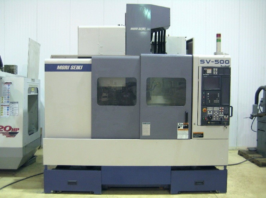 CNC VERTICAL MACHINING CENTERS: MORI SEIKI SV-500 B/40 CNC MILL, 40 x ...