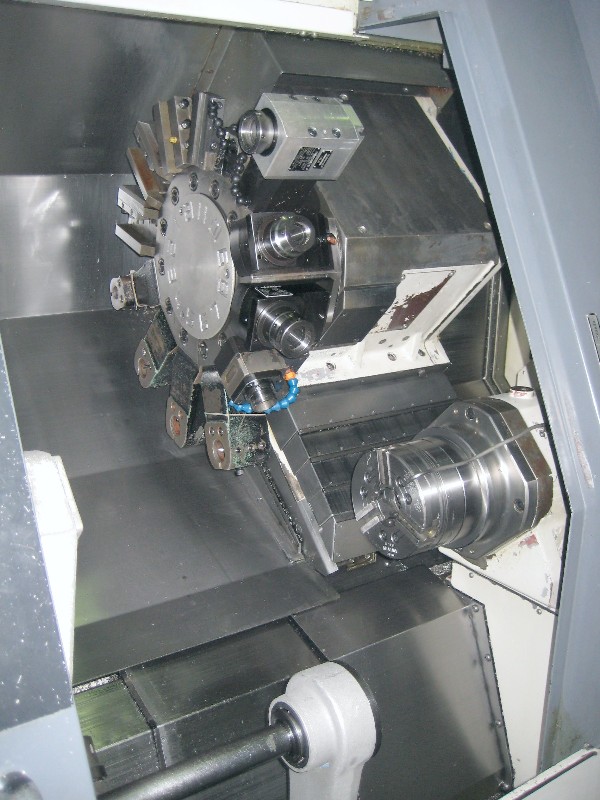 CNC TURNING CENTERS: MAZAK SQT-200 MSY CNC LATHE, MAZATROL FUSION 640 ...