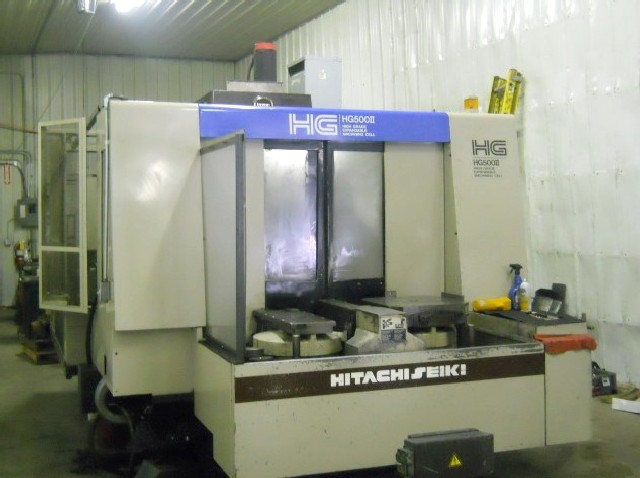 CNC HORIZONTAL MACHINING CENTERS: HITACHI SEIKI HG-500 II CNC ...