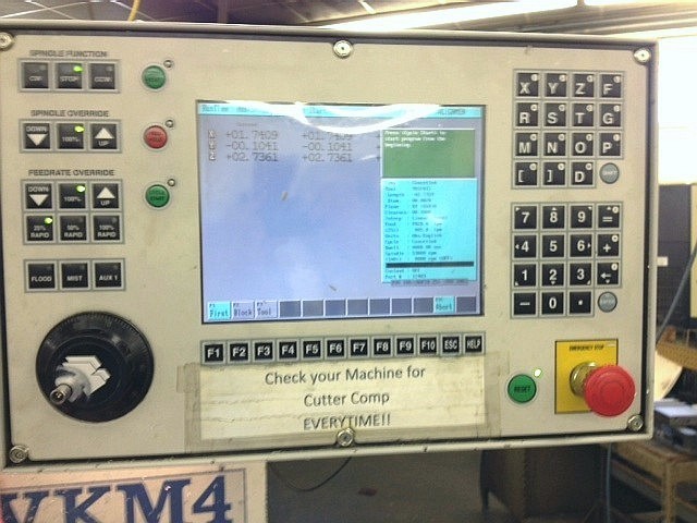 CNC VERTICAL MACHINING CENTERS: MILLTRONICS PARTNER VKM4 CNC KNEE MILL ...