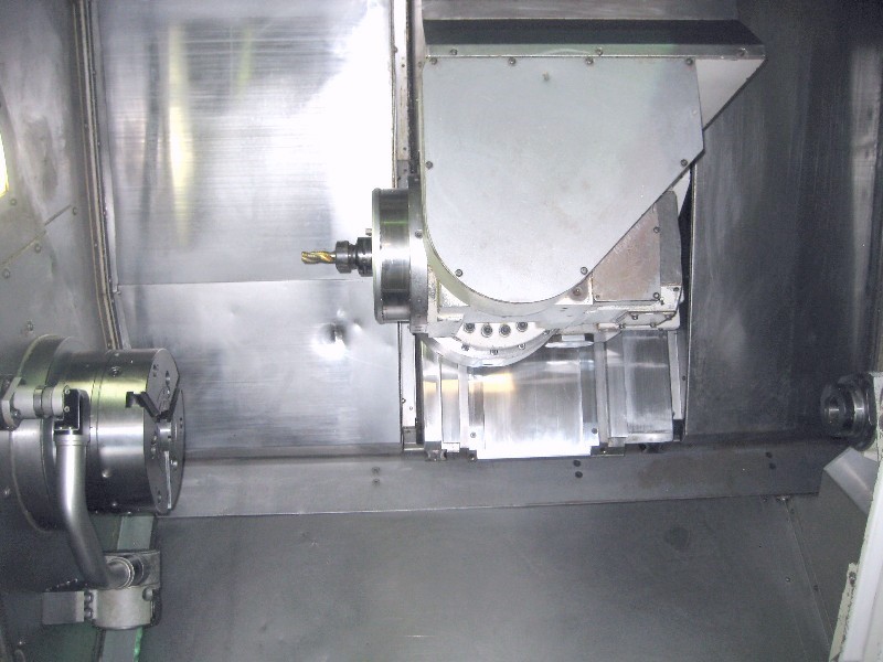 CNC TURNING CENTERS: OKUMA MULTUS B300 C CNC LATHE, BIG BORE, 25 SWING ...