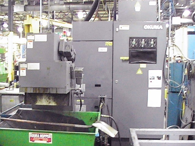 CNC TURNING CENTERS: OKUMA MULTUS B300 C CNC LATHE, BIG BORE, 25 SWING ...