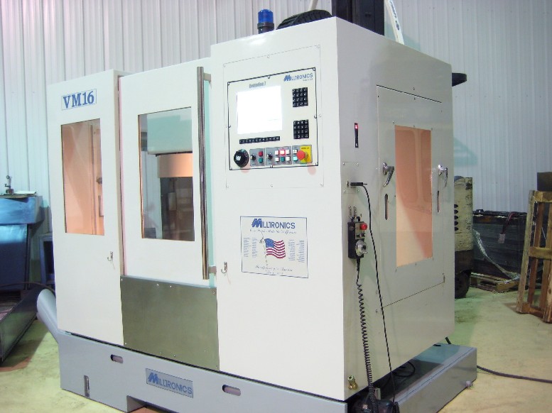 CNC VERTICAL MACHINING CENTERS: MILLTRONICS VM16 CNC MILL, CENTURION 7 ...