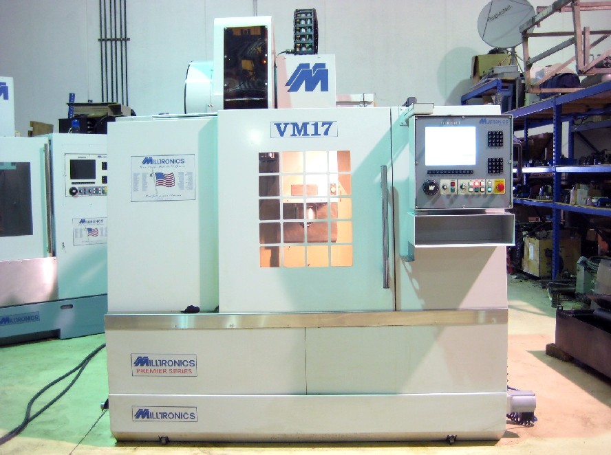 CNC VERTICAL MACHINING CENTERS: MILLTRONICS VM17 CNC MILL, CENTURION 7 ...