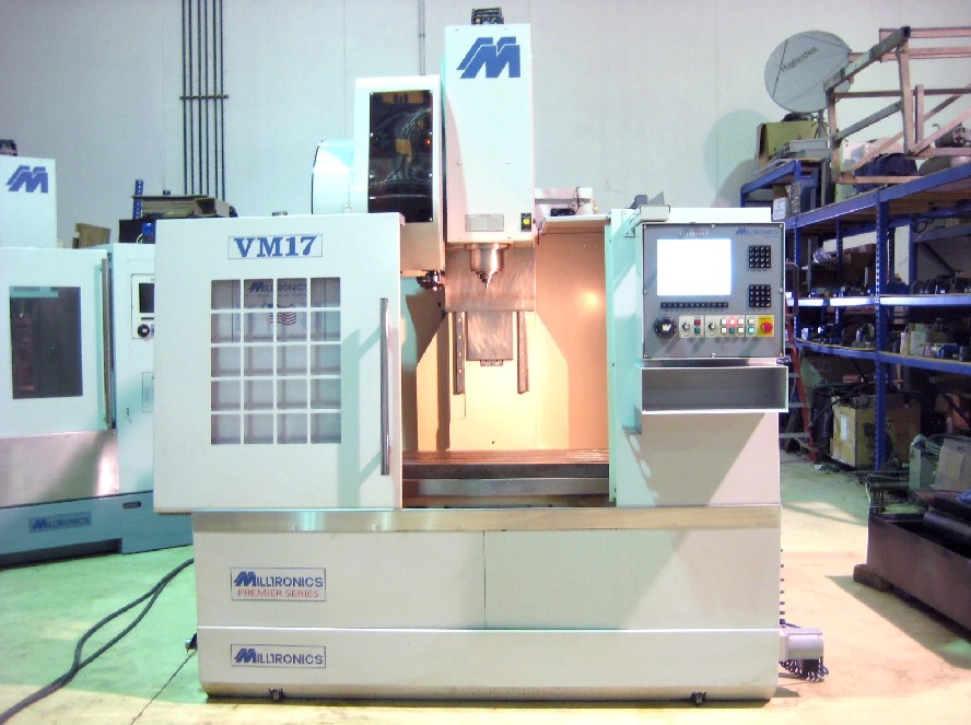 CNC VERTICAL MACHINING CENTERS: MILLTRONICS VM17 CNC MILL, CENTURION 7 ...