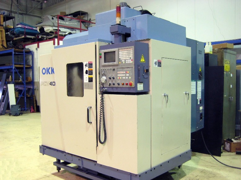 CNC VERTICAL MACHINING CENTERS: OKK PCV-40 II CNC MILL, 22 x 16 x 16 ...