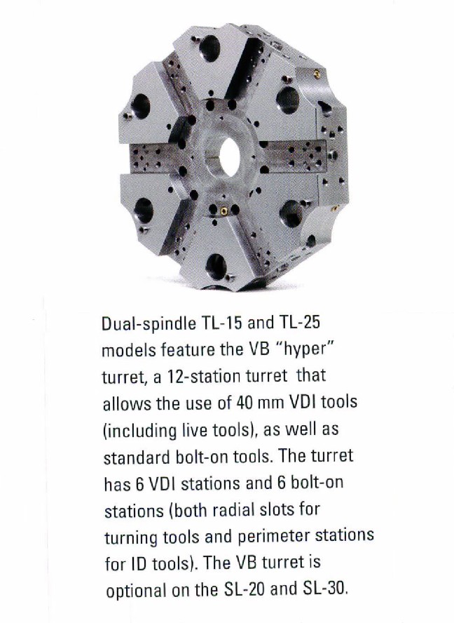 CNC TURNING CENTERS: HAAS TL-15 CNC LATHE, LIVE TOOLING, SUB-SPINDLE ...