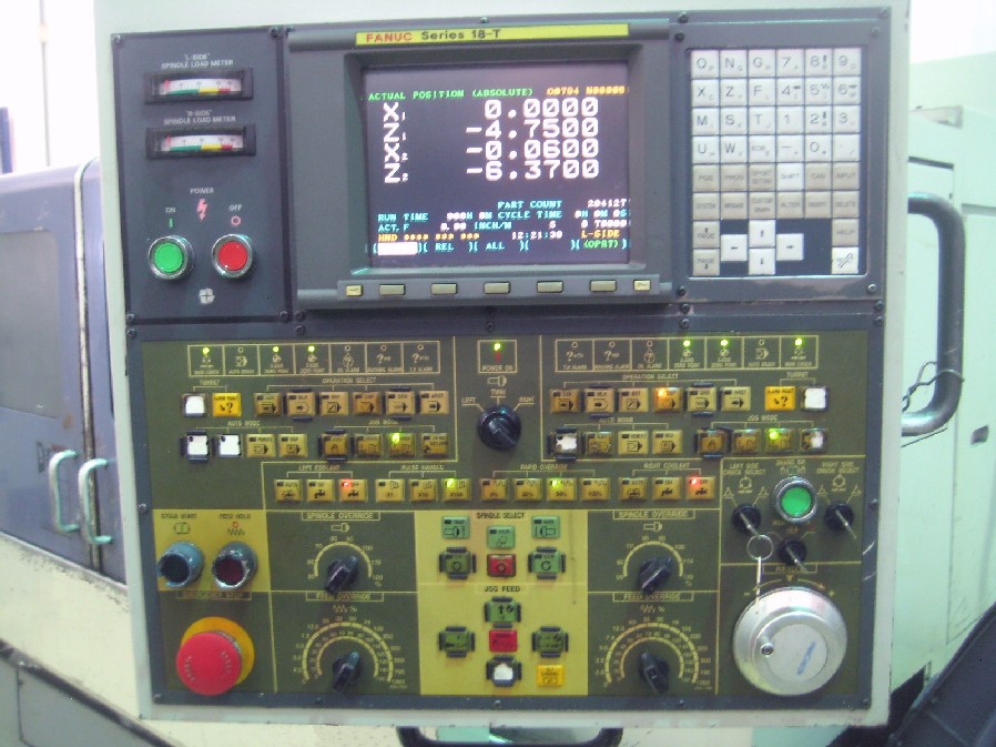 CNC TURNING CENTERS: HWACHEON TTC-10 TWIN SPINDLE & DUAL TURRET CNC ...