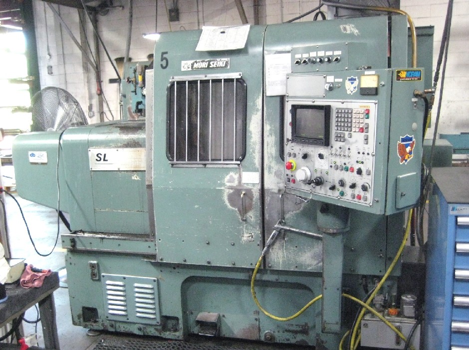 CNC TURNING CENTERS: MORI SEIKI SL-3 H CNC LATHE, 22 SW, 24 CENTERS, 20 ...