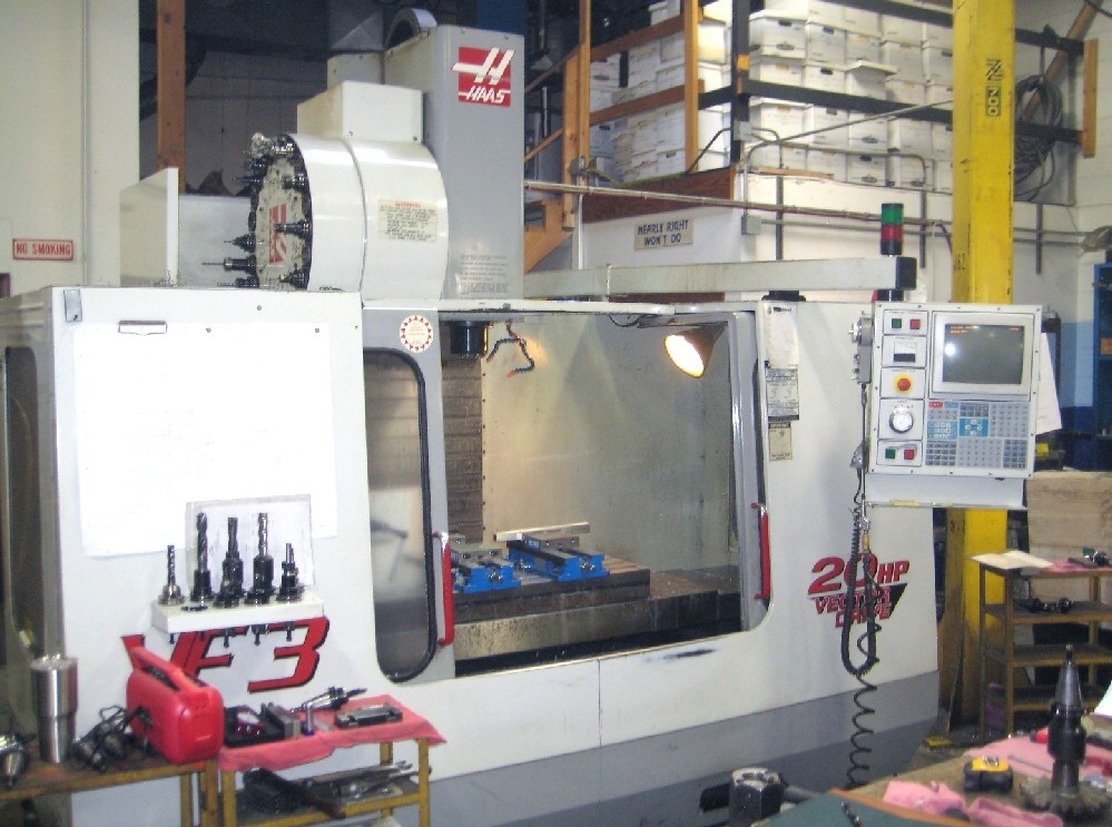 CNC VERTICAL MACHINING CENTERS: HAAS VF-3 CNC MILL, 40 x 20 x 25, 20 HP ...
